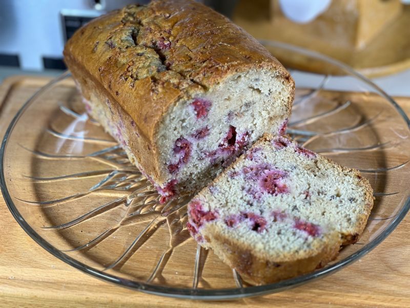 Easy Raspberry Bread Recipe Bursting With Raspberries