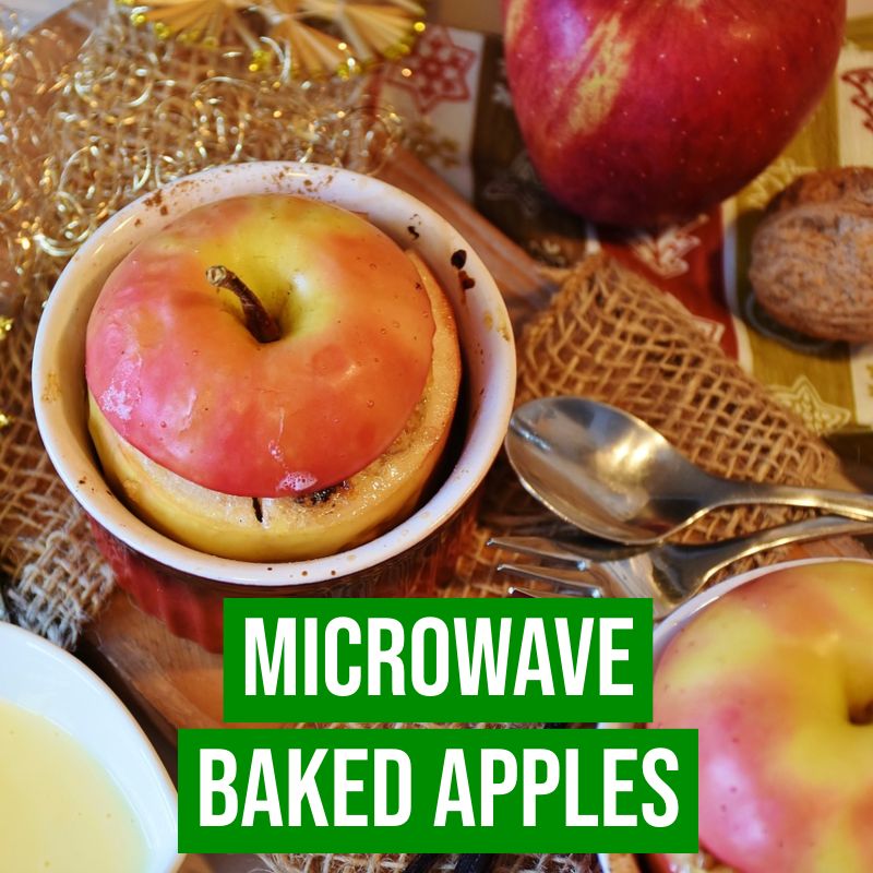 Microwave Baked Apples Recipe Will Satisfy Your Sweet Tooth